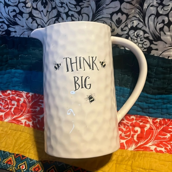 Dining | Think Big Bee Themed Pitcher | Poshmark
